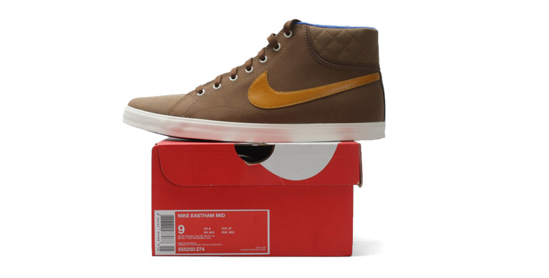 【耐克nike555250棕色】NIKE耐克 男子NIKE EASTHAM MID复刻鞋555250-274
